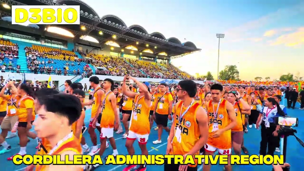 CORDILLERA ADMINISTRATIVE  REGION Parade of Delegates National PRISAA Games Negros 2026, Bacolod 