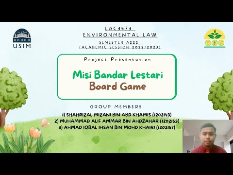 Project Presentation: Misi Bandar Lestari Board Game (Group 7/KLB2)