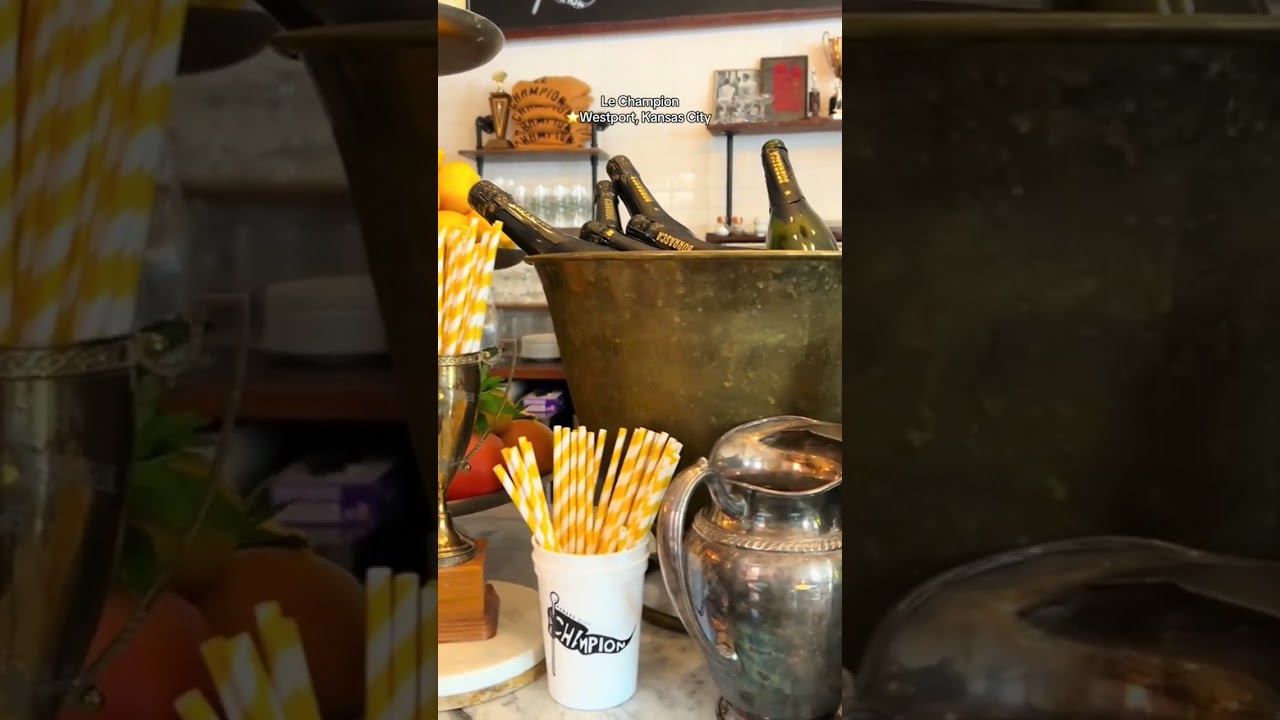 obsessed with le champion in Westport! Kansas City ☕️A coffee shop in the morning and a bar at