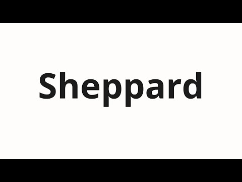 How to pronounce Sheppard | Шеппард (Sheppard in Russian)