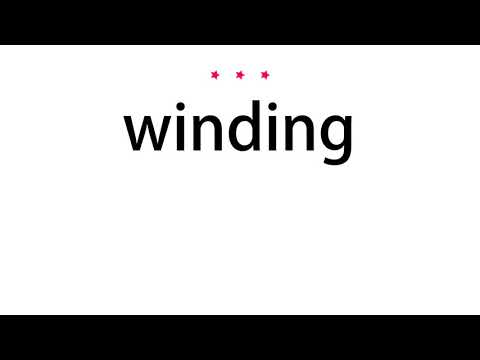 How to pronounce winding - Vocab Today