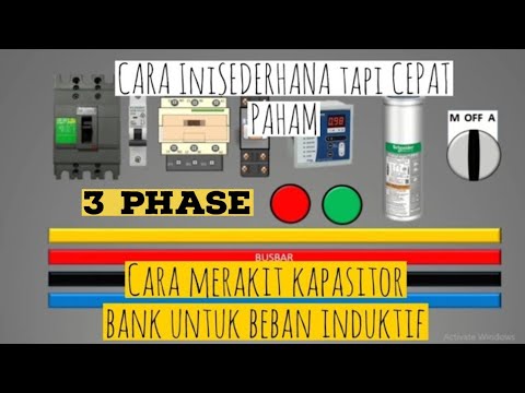 wiring diagram dan cara merakit rangkaian kontrol kapasitor bank ( power factor regulator )
