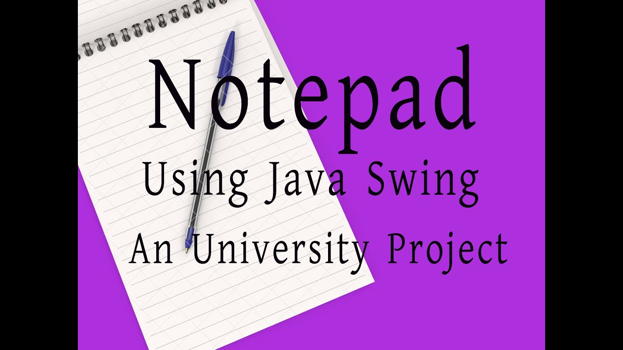 Notepad Using Java Swing || Project Review