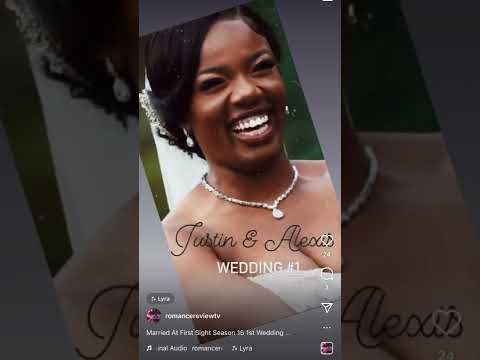 #marriedatfirstsight #shorts #mafs Alexis Meets Justin! Wedding #1 MAFS SEASON 15 San-Diego