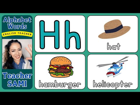 Letter Hh words | Kids Vocabulary | Learn with Teacher Sami