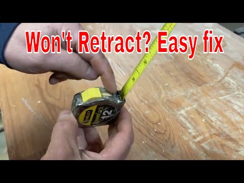 How to fix a tape measure