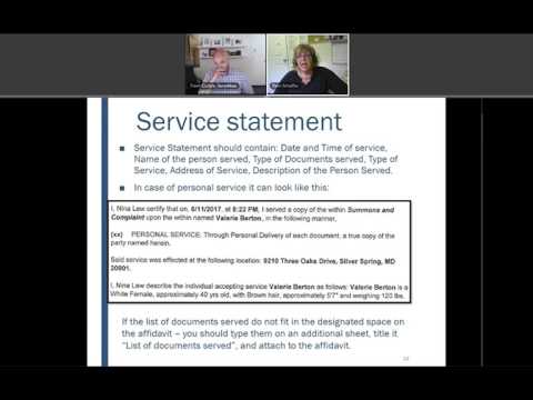 Creating Bulletproof Affidavits of Service - ServeNow EDU