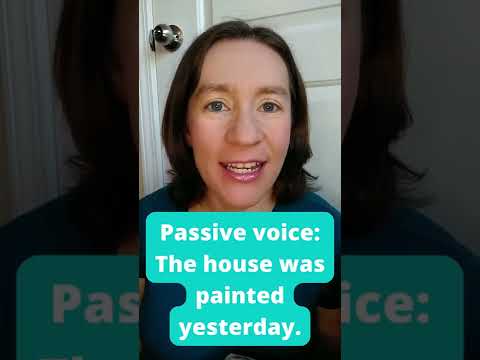 Examples: Active voice & Passive voice