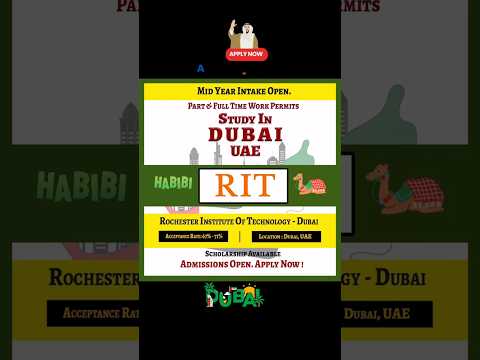 π Join RIT Dubai β A Leading American University in Dubai!