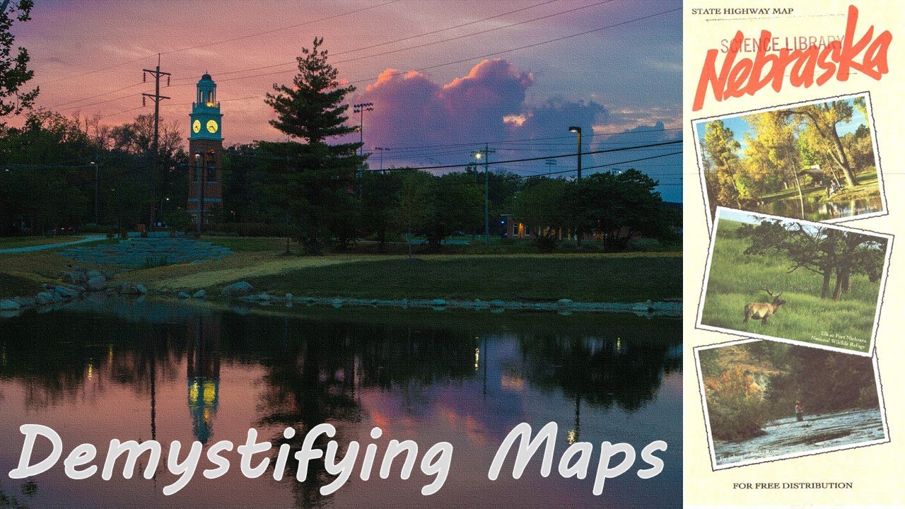 Map Show and Tell: Nebraska State Highway Map, 1996 (with trivia)