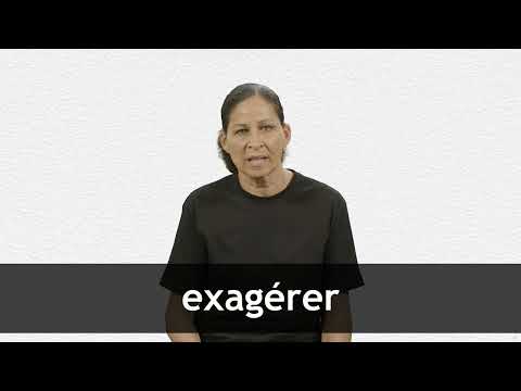English Translation of “EXAGÉRER” | Collins French-English Dictionary