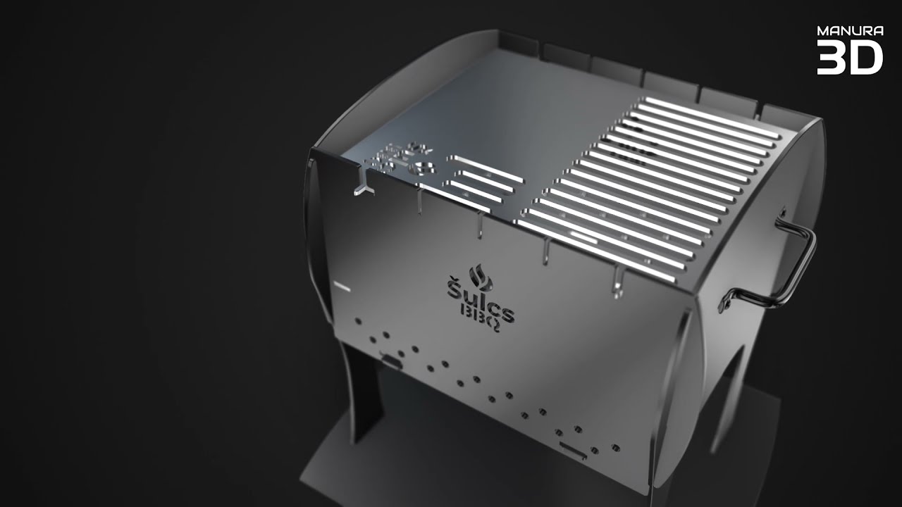 Sulcs BBQ Grill Smoker - 3D Product Animation Video