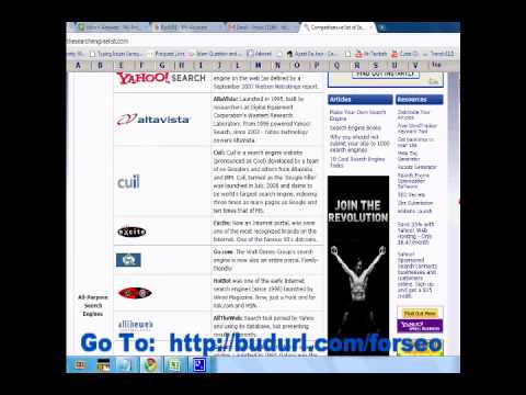 Web Search Engine List - List Of Several Search Engines Besides Google