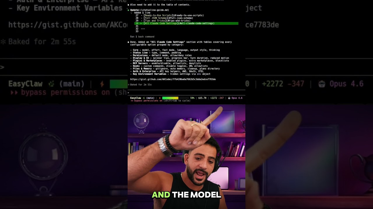 Get custom statusline for claude code