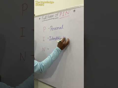 Full form of PIN ? PIN ka full form kya hai ? PIN full form 2023 ? #gk #shorts #ytshorts