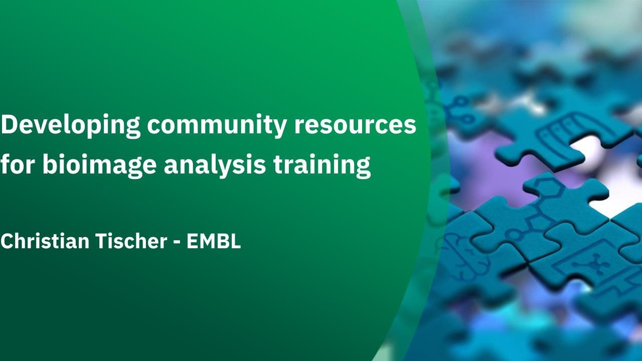 Developing community resources for bioimage analysis training