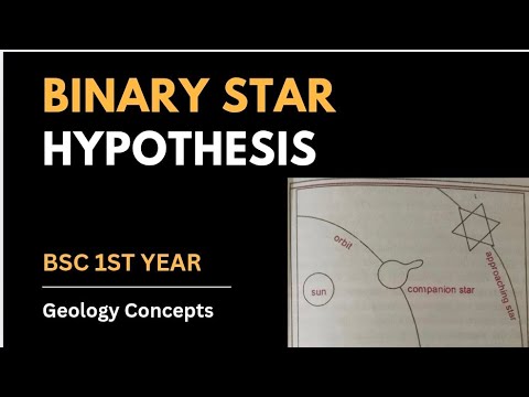Formation of Solar System Binary Star Hypothesis Video Lecture - Geology