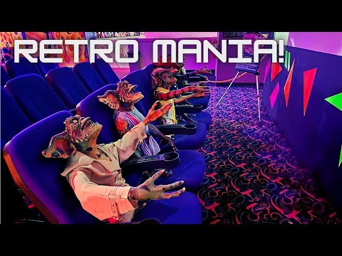 Retro Mania! 80's THEMED Attraction includes a small HAUNT! 😝🤘