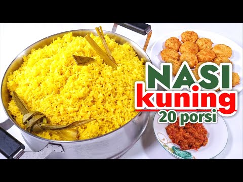 MASAK BESAR -- NASI KUNING 20 PORSI PULEN GURIH WANGI || SUDAH ADA SEJAK ZAMAN HINDU KUNO