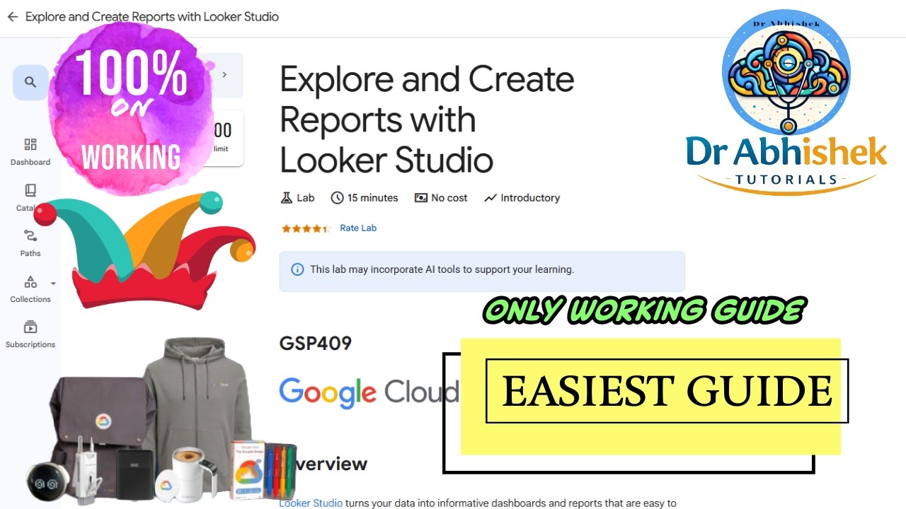 Explore and Create Reports with Looker Studio | APRIL 2026 | #GSP409 #qwiklabsarcade2026