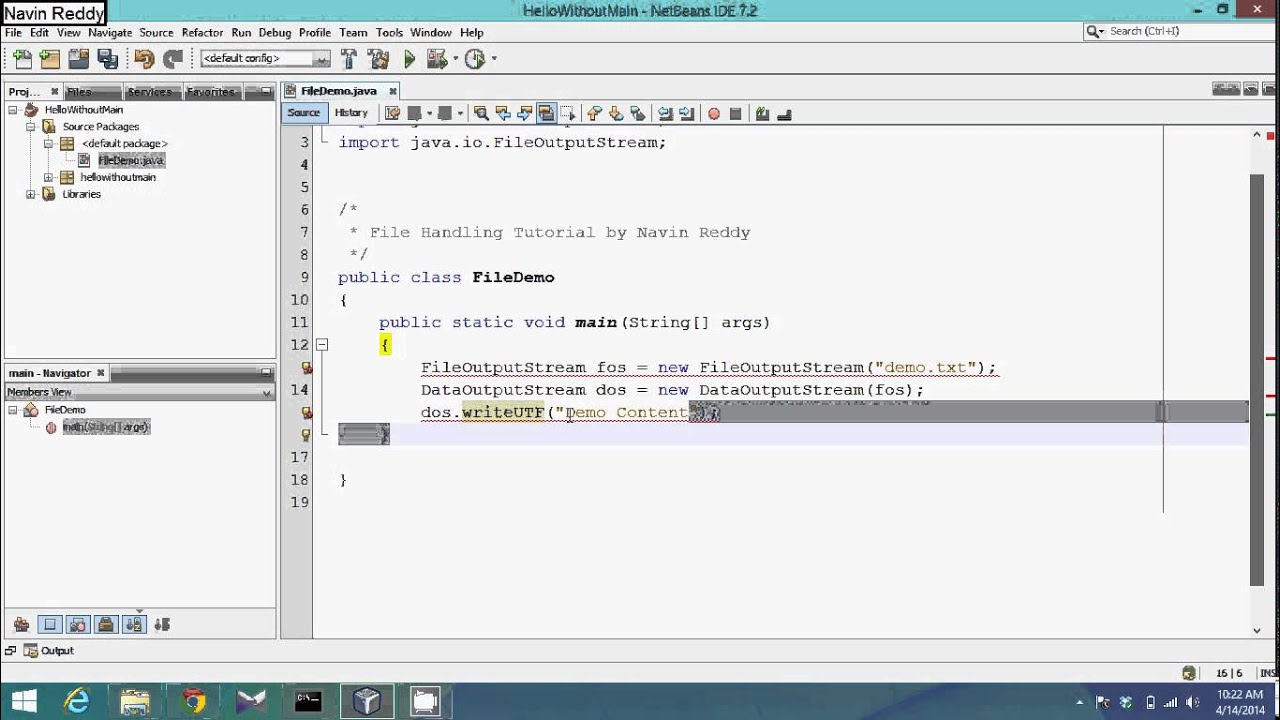 File Handling in Java Tutorial