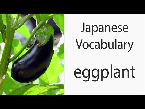 How to say "Eggplant" in Japanese