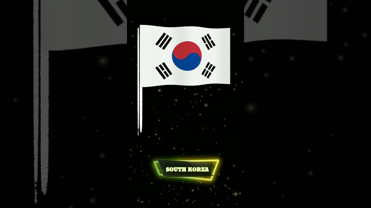 SOUTH KOREA - National flag.