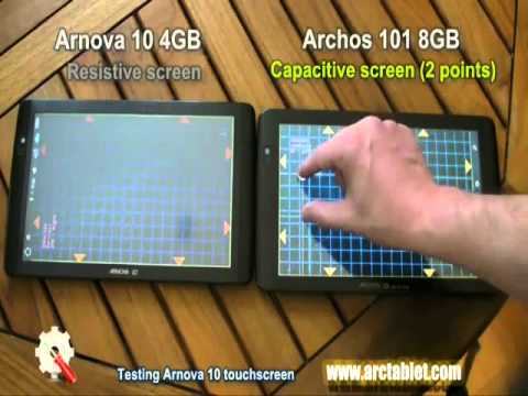 Capacitive vs Resistive touchscreen