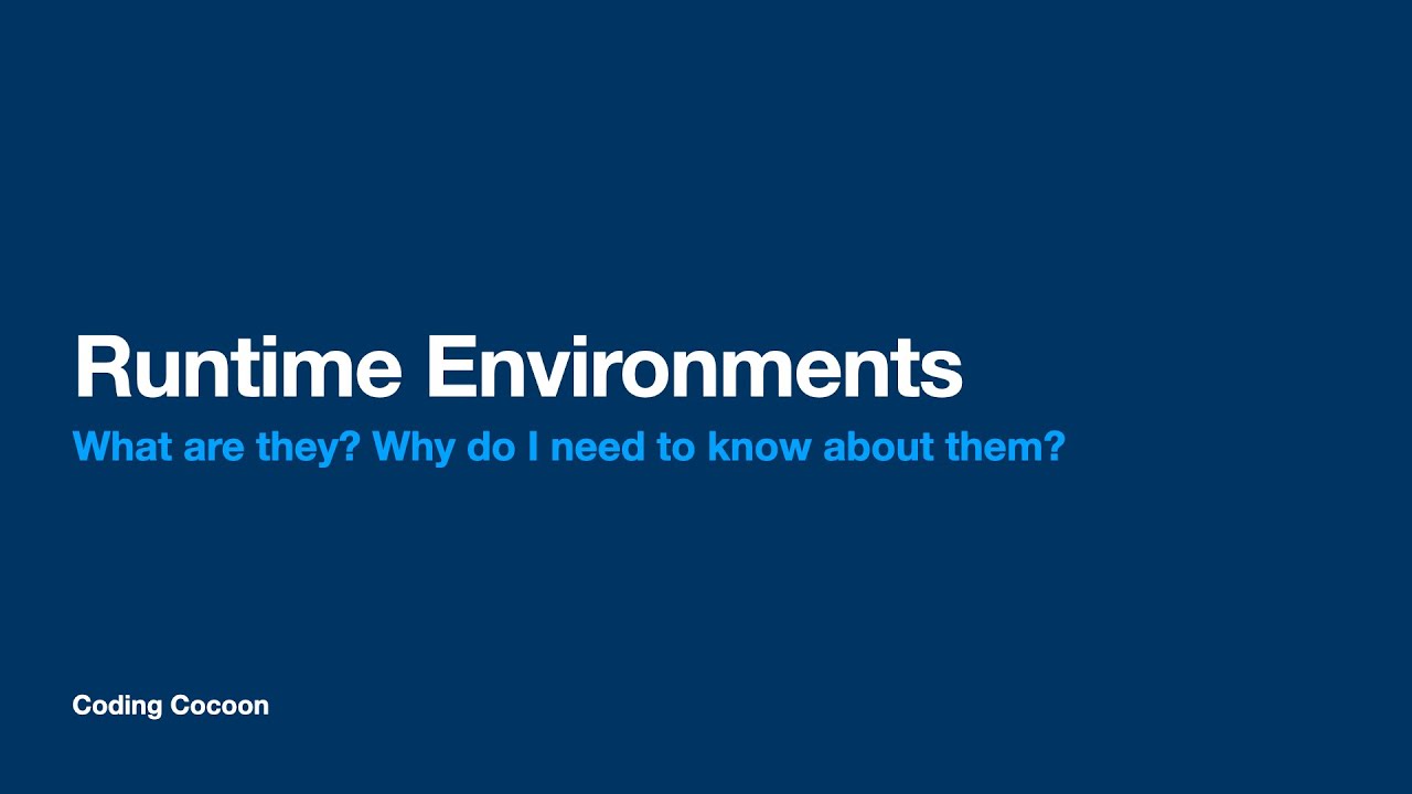 Runtime Environments (Browser, Node.JS, Cloudflare Workers)
