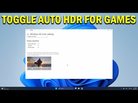 How To Enable or Disable Auto HDR for Games in Windows 10 - Quick Fix