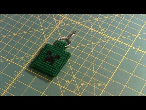 Minecraft Creeper Key Ring (Zipper Pull)