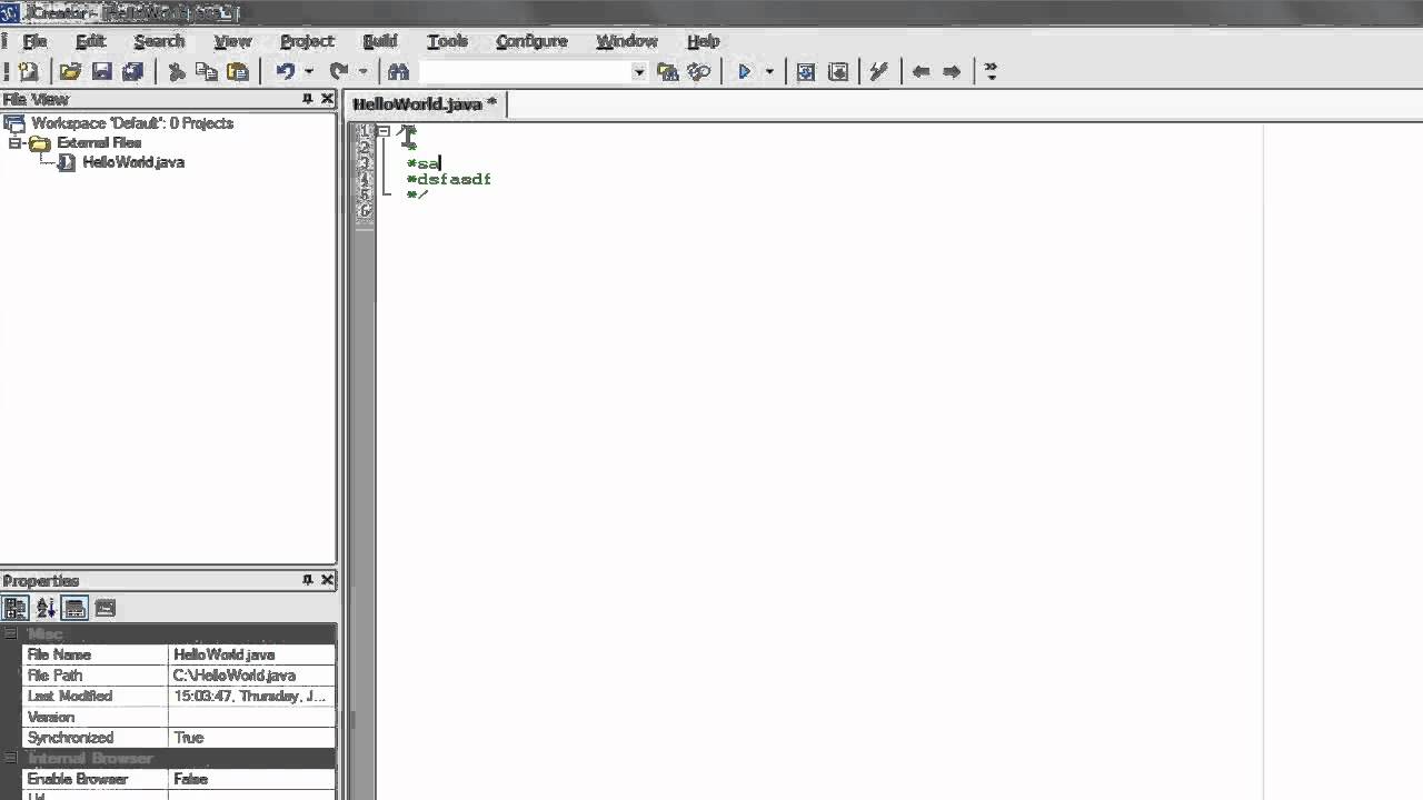 HelloWorld - Java with OC Ep. 1