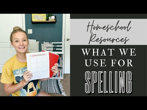 WHAT WE USE FOR SPELLING | Homeschool Resources