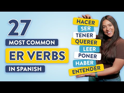 27 Most Common ER Verbs in Spanish