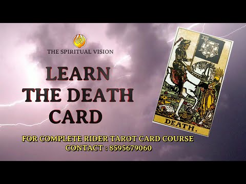 THE DEATH TAROT CARD MEANING IN HINDI | MAJOR ARCANA