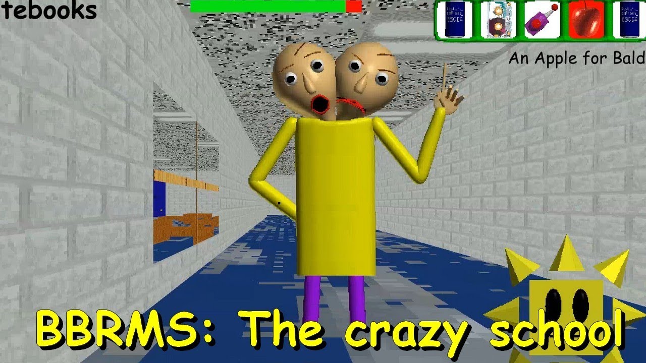 Baldi's basic random maps series: The crazy school (Baldi's basic custom map)