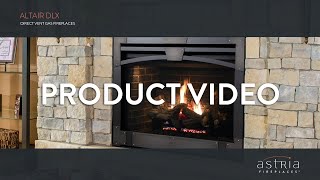 Astria Altair DLX Direct-Vent Traditional Gas Fireplace - Hearth Appliances