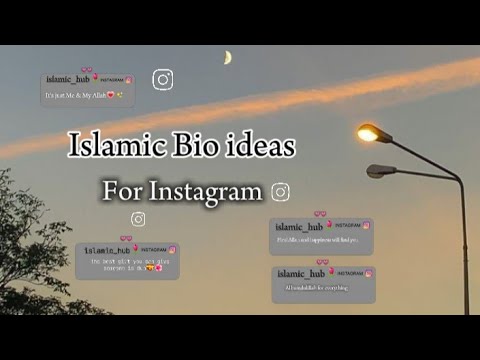 Islamic Bio ideas for Instagram|Part-2|Instagram bio ideas 2024✨🌷