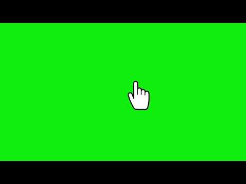 Hand click (Green screen)