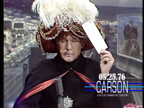Carnac the Magnificent with Predictions about Snoopy and Taxi Driver on Johnny Carson's Tonight Show