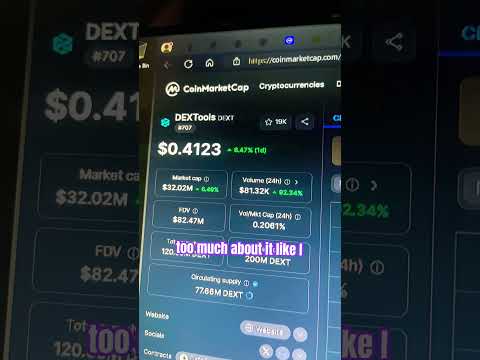 dextools crypto coin price prediction crypto news today! #fyp