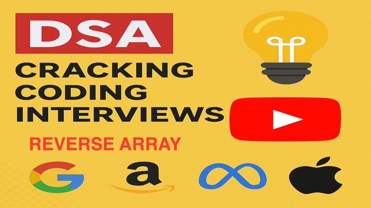 Reverse an Array in Python – Must-Know DSA Trick for Interviews 🔁🔥