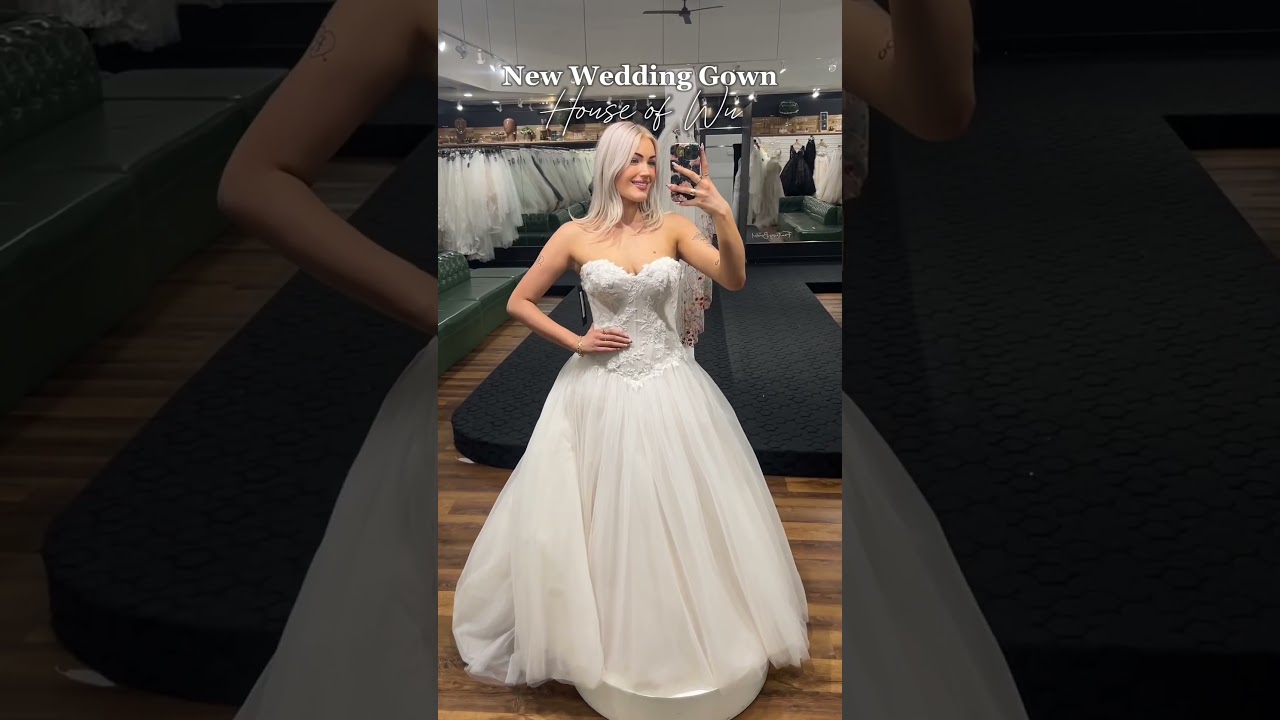 New House of Wu Gown! #ballgown #weddingdress #bridalstore #utahbride