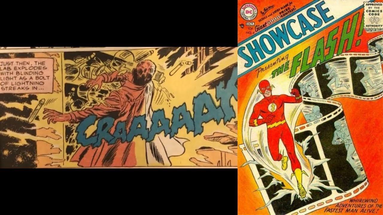 Showcase #4 Story and Page Count - DC Comics 1956 - FLASH