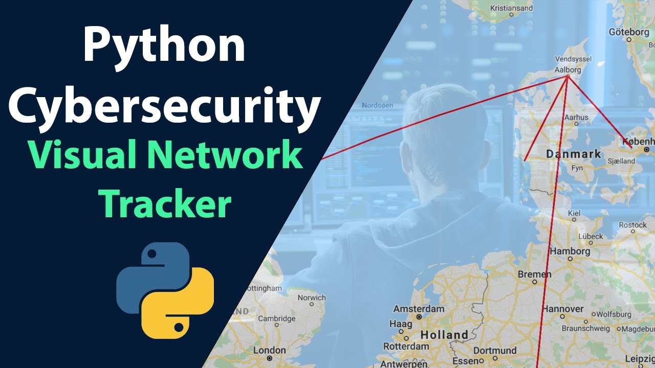 Python Cybersecurity project - Network Tracking using Wireshark and Google Maps