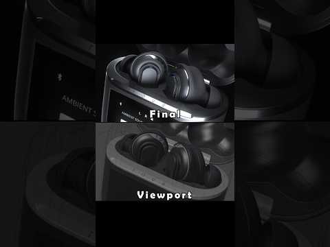 3D product animation ear buds in blender | airpods animation | #3d #blenderanimation #anime #shorts