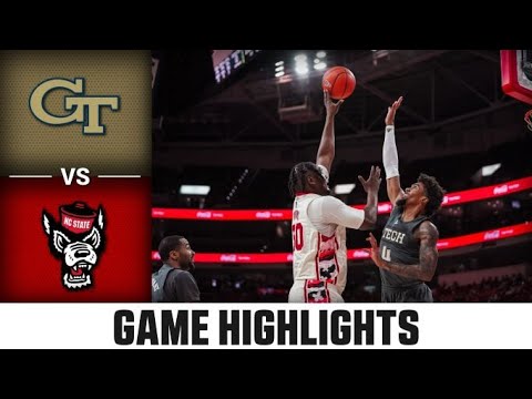 Georgia Tech vs. NC State Men's Basketball Highlights (2022-23)