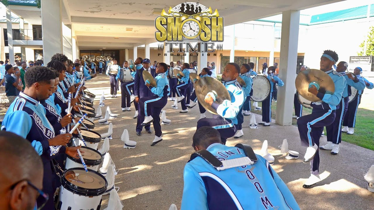 JSU - War and Thunder Drumline Warming up @Boombox classic 2023