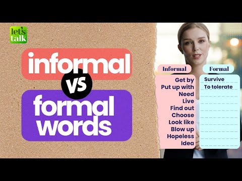 Business English - Informal VS Formal English Words | ✍️ English Email Writing Skills