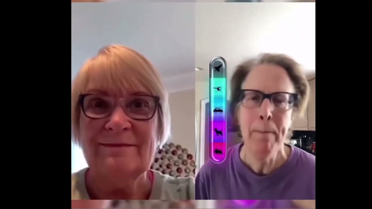 Grandma turns into train